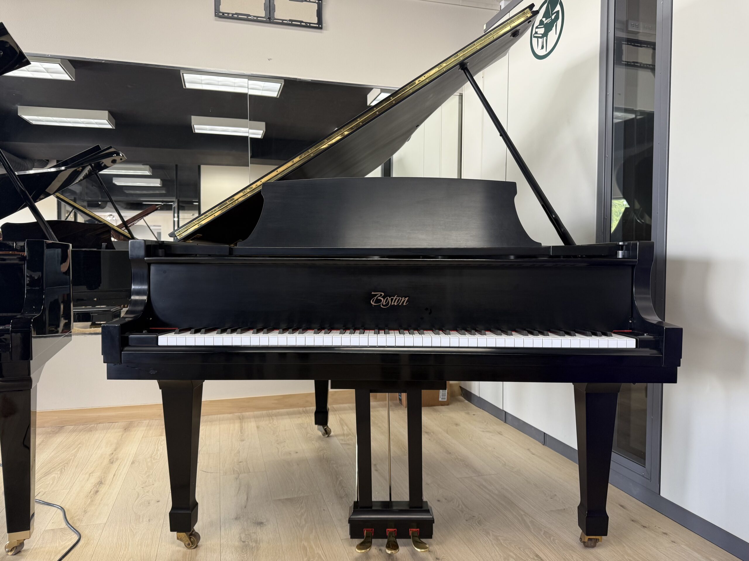 Boston GP 163 Satin Ebony Grand Piano - Brock Family Music